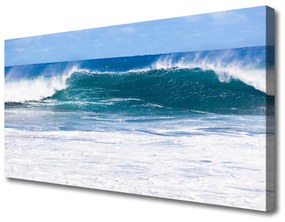 Obraz na plátně Moře Vlna Voda Oceán 125x50 cm