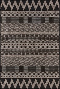 Černo-béžový venkovní koberec NORTHRUGS Sidon, 200 x 290 cm