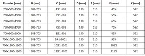 Mexen Roma, sprchový kout s 1-křídlými dveřmi 70 (dveře) x 80 (stěna) cm, 6mm čiré sklo, černý profil, slim sprchová vanička 5cm bílá s černým sifonem, 854-070-080-70-00-4010B
