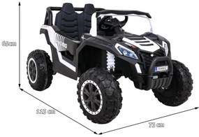 Elektrické autíčko Buggy UTV Strong 12 V-MINI bílé