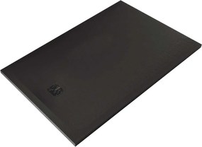 Kludi Terra - Sprchová vanička 90x140 cm, matná černá 09DW0639