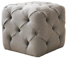 Atelier del Sofa Taburet Kup Chester - Grey, Šedá