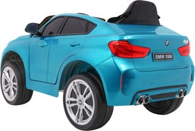 Ramiz Dětské elektrické autíčko BMW X6M lakované - modré SUV + dálkové ovládání