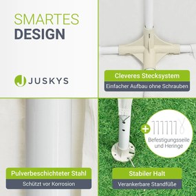 Juskys Zahradní párty stan 3 × 6 m Barva: Modrá