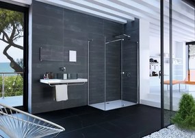 Hüppe Xtensa sprchová zástěna walk-in / dveře 110x100 cm x110100p HUPPEX110100P