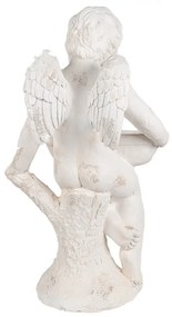 Dekorativní socha Anděl s miskou v ruce - 43*43*75 cm