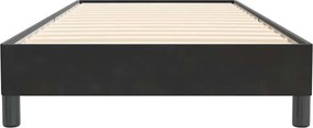 Postel Box Spring bez matrace černá 90x220 cm samet 3315857