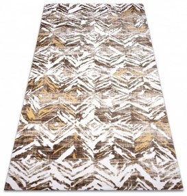 Luxusní kusový koberec akryl Foy béžový 100x300cm
