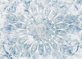 Malvis ® Tapeta Mandala ledová Vel. (šířka x výška): 432 x 290 cm