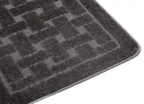 Sada koupelnových koberečků MONO 1039 tmavě šedý 6203 3PC KRATKA