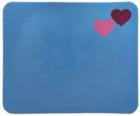 Barevná , pěnová nástěnka Vylenka se srčkem a mráčkem Barva: 50 Modrá