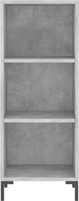 Skříň highboard betonově šedá 34,5x34x180 cm kompozitní dřevo 3200325