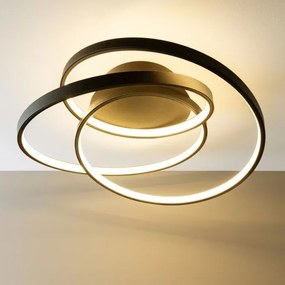 Brilliant G96894/06  Stropní LED svítidlo LABYRINTH černé