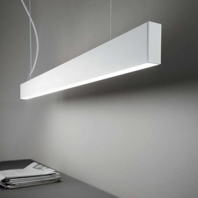 LED Závěsné lineární svítidlo Ideal Lux Linus sp, P20 3000K 120cm Barva: Bílá