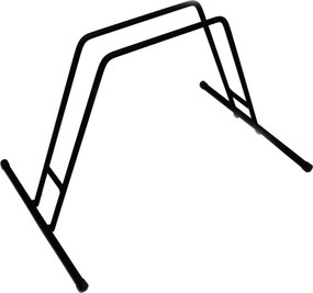 Výstavní stojan na kolo KACERLE KS-150 Povrchová úprava: prášková barva (černá struktura), Velikost rozteče držáku: 5 cm (pro horská kola)