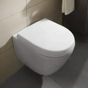 Villeroy  Boch - WC sedátko s poklopem Compact, alpská bílá