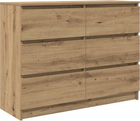 Příborník dub artisan 100x35x76 cm kompozitní dřevo 3328506