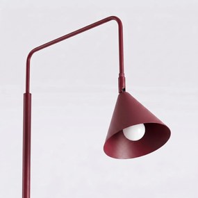 Sollux Lighting Stojací lampa NOX bordó