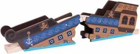 Bigjigs Rail Most vrak lodi / od 3 let