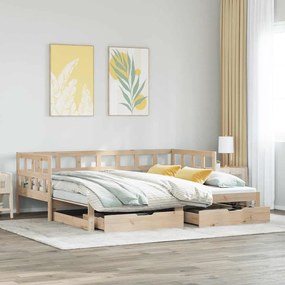Válenda S Přistýlkou A Zásuvkami Bez Matrace 90X200 Cm