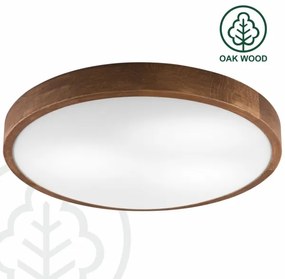 Brilagi - LED Stropní svítidlo CARVALHO SLIM 3xE27/60W/230V dub třešeň pr. 47 cm