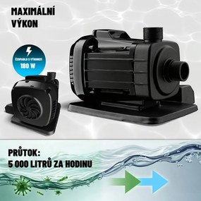Písková filtrace k bazénu AQUA s filtračními kuličkami, 5 000 l/h, modrá Monzana