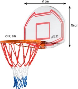 TDK009 BASKETBALOVÝ KOŠ NILS