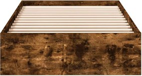 Rám postele se zásuvkami kouřový dub 100 x 200 cm kompozit 3280675