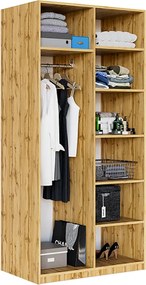 Skříň 2 DTD 100 dub appalache BL Módulní skříň Modus