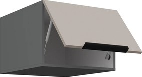 ARIA ta | horní skříňka 50 NAGU-36 1F výklopná | 50 cm | HLUBOKÁ | ANTI FINGERPRINT povrch | antracit/béžová