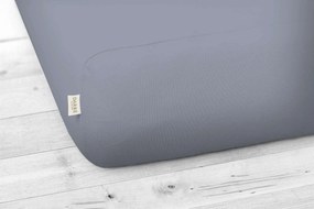 Jersey prostěradlo - new collection levandulově šedé na výšku matrace do 20 cm Velikost: 220 x 200