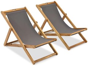 Surat Garden Point sada dvou dřevěných lehátek
