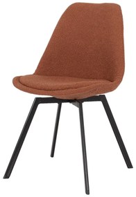 Jídelní židle v cihlové barvě v sadě 2 ks Gwen – Tenzo