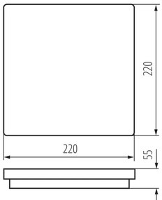 Kanlux 32942 - LED Venkovní svítidlo BENO LED/18W/230V 4000K bílá IP54