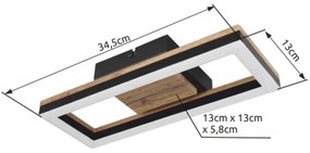 Brilagi - LED Stropní svítidlo AXIS LED/12W/230V