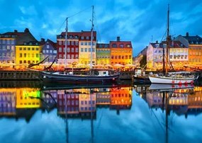 ENJOY Puzzle Starý kodaňský přístav / 1000 dílků / od 14 let