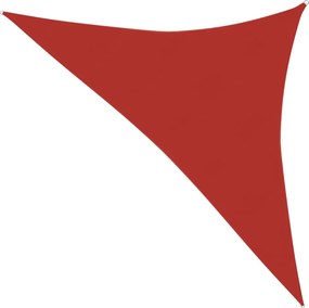 vidaXL Stínící plachta 160 g/m² 3,5 x 3,5 x 4,9 m HDPE [311202] Barva: Červená