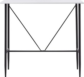 Barový stůl bílý 120 x 60 x 110 cm MDF 281547