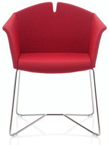 KASTEL - Židle KUAD s ližinovou podnoží