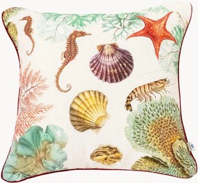 Lněný povlak na polštář Ocean Animals