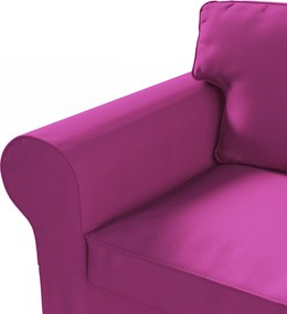 Potah na pohovku IKEA  Ektorp 3-místná, nerozkládací barva růžová látka pletený vzor