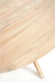 Kulatý jídelní stůl z mangového dřeva ø 120 cm Quenza – Light &amp; Living
