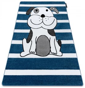 Dětský kusový koberec PETIT Pes modrý Rozměr: 140x190 cm