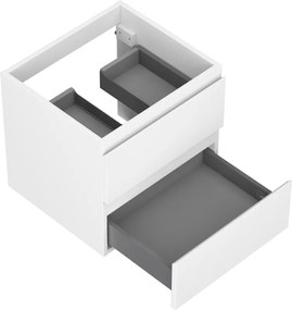 Mexen Orio, koupelnová skříňka 50 cm, 2 zásuvky, bílá matná, 91A10-05047-2-BFF01