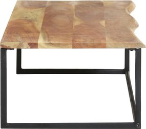 Věšák s živou hranou 100 x 35 x 22 cm masivní akáciové dřevo 320251