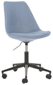Čalouněná kancelářská židle světle modrá DAKOTA Beliani