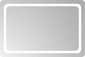 Koupelnové zrcadlo s LED osvětlením 90x60 cm 151790