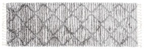 Kusový koberec shaggy Atika šedý atyp 80x300cm