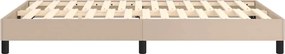 Rám postele s boxspringem cappuccino 120x200 cm umělá kůže 3120693