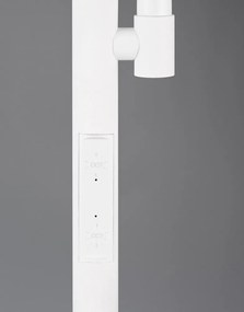 Bílá LED stojací lampa (výška 178 cm) Specter – Reality